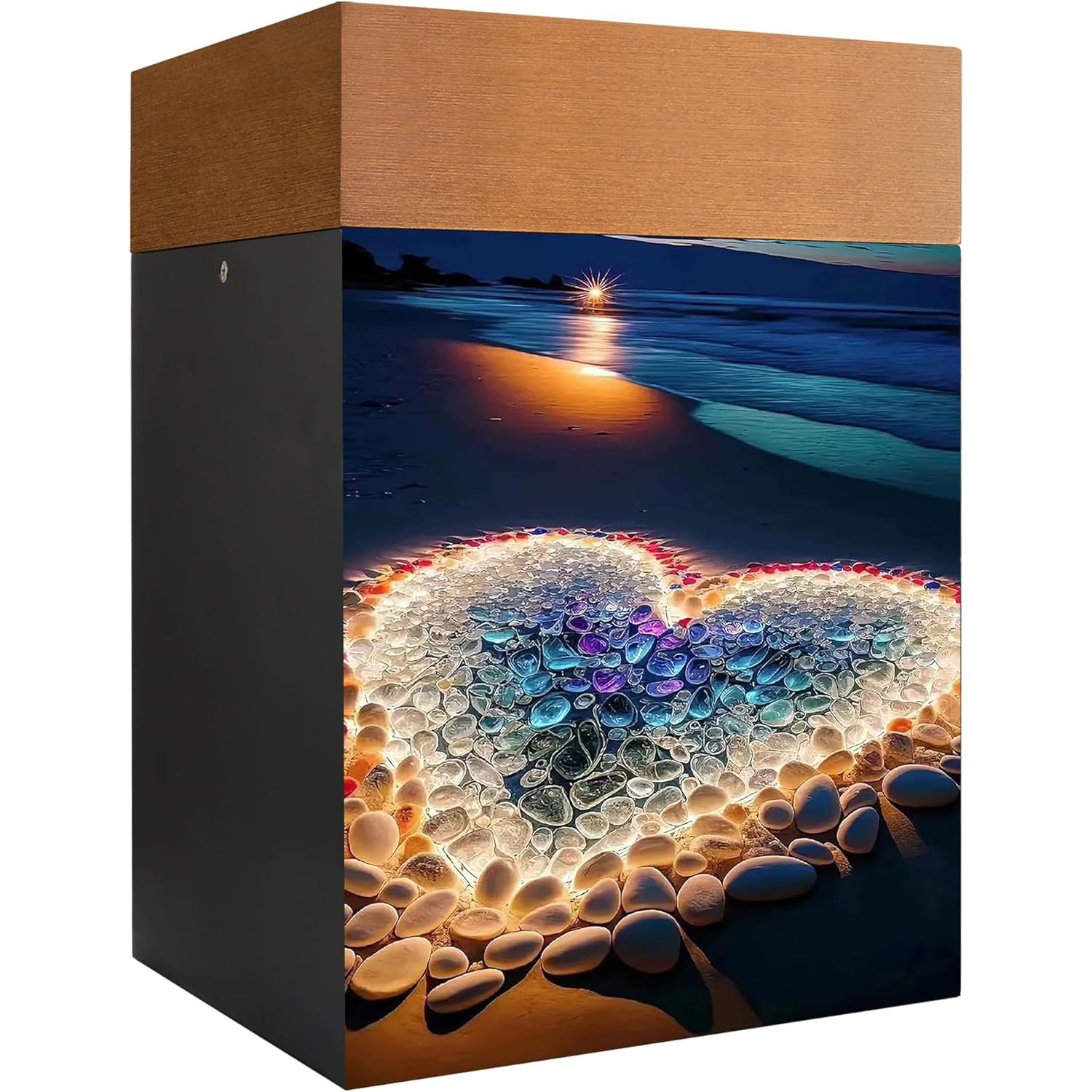 BINO Cremation Urns For Human Ashes Adult Male Female, Wooden Urns Box ...