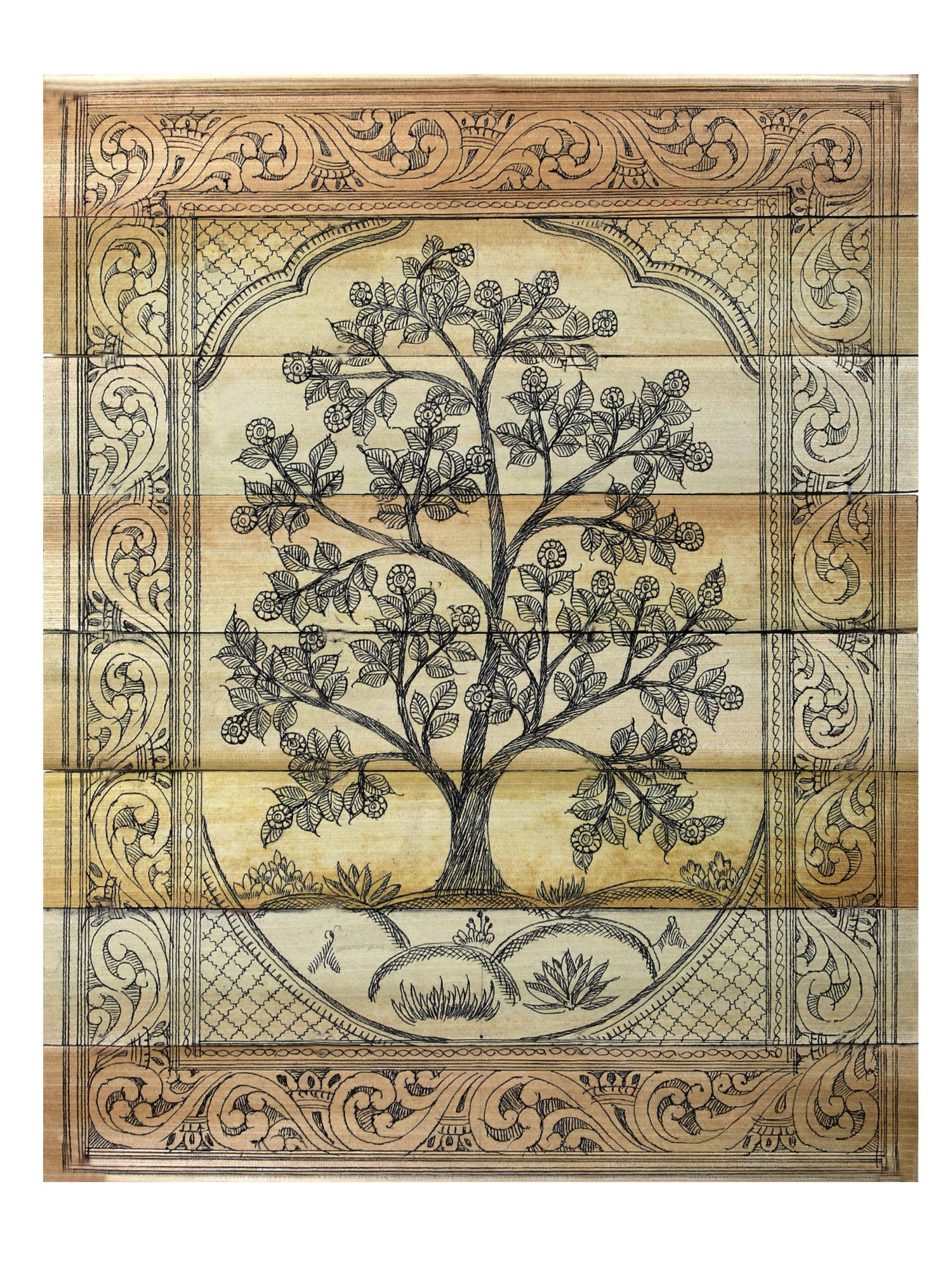 Lark Manor™ Tree Series 73 | Patta Painting From Odisha | Wayfair