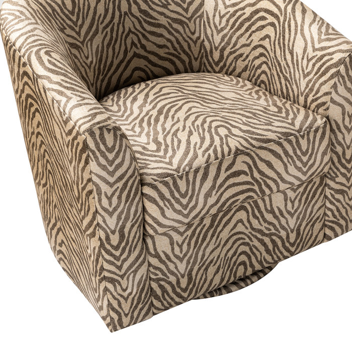 Hokku Designs Freudberg 30.5'' Wide Swivel Barrel Chair | Wayfair