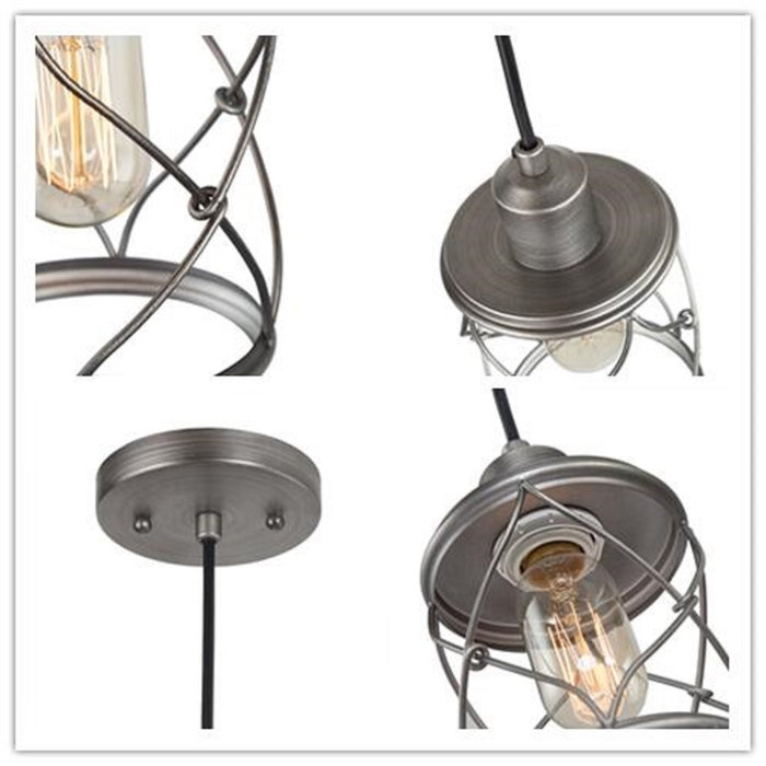 Trent Austin Design® Hellwig 1 - Light Brushed Silver Unique/Statement ...