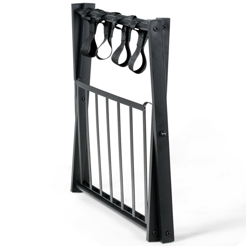 Costway Folding Metal Luggage Rack & Reviews | Wayfair
