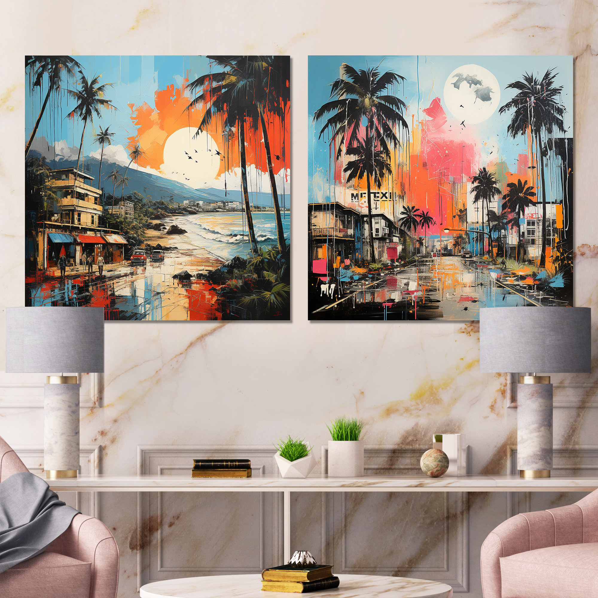 Bay Isle Home™ Popart Maui Beach Landscape I - Coastal Beach Canvas ...