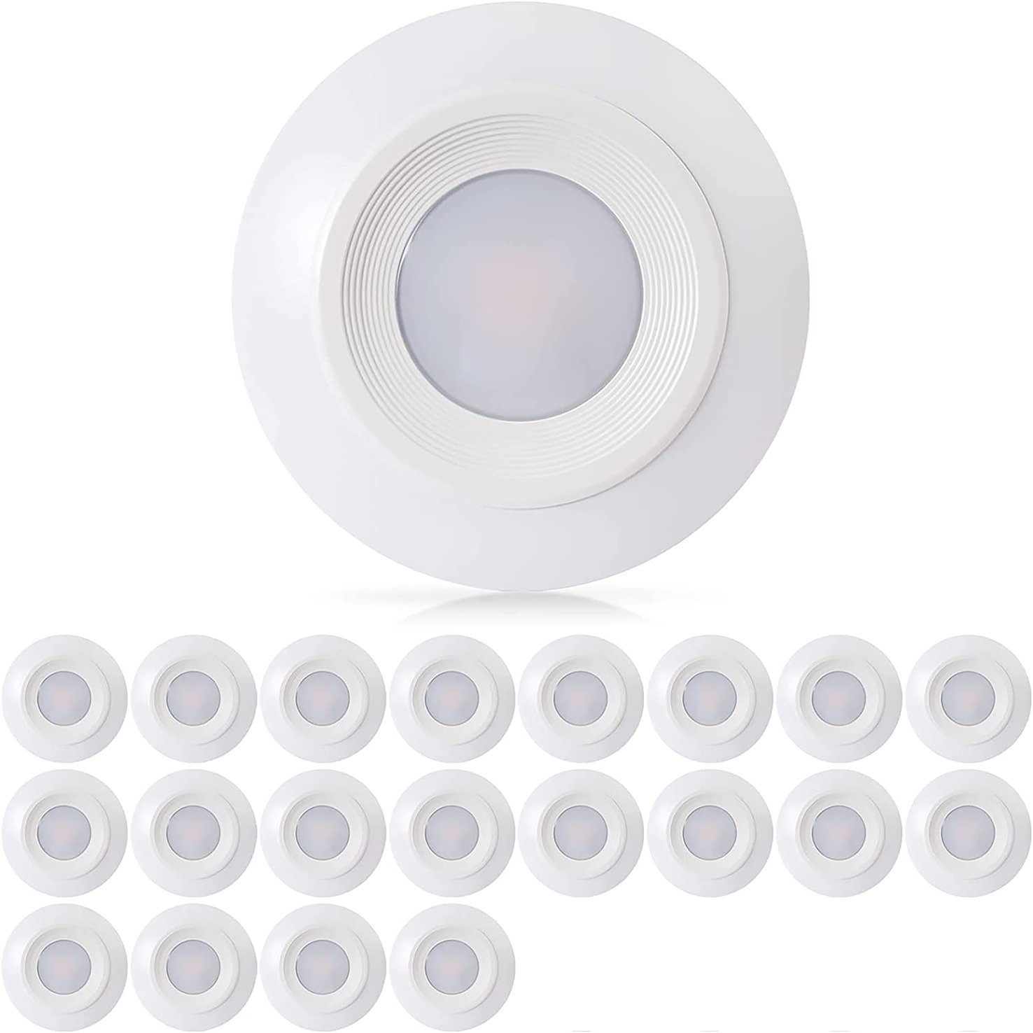 Ivy Bronx Megaman 6in LED Surface Flush Mount Disk Light Ceiling Light ...