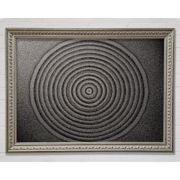 Bright Star Perfect Circular Sand Formation Zen - Single Picture Frame ...