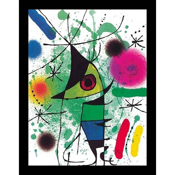 Vault W Artwork Singing Fish Framed On Paper by Joan Miro Print ...