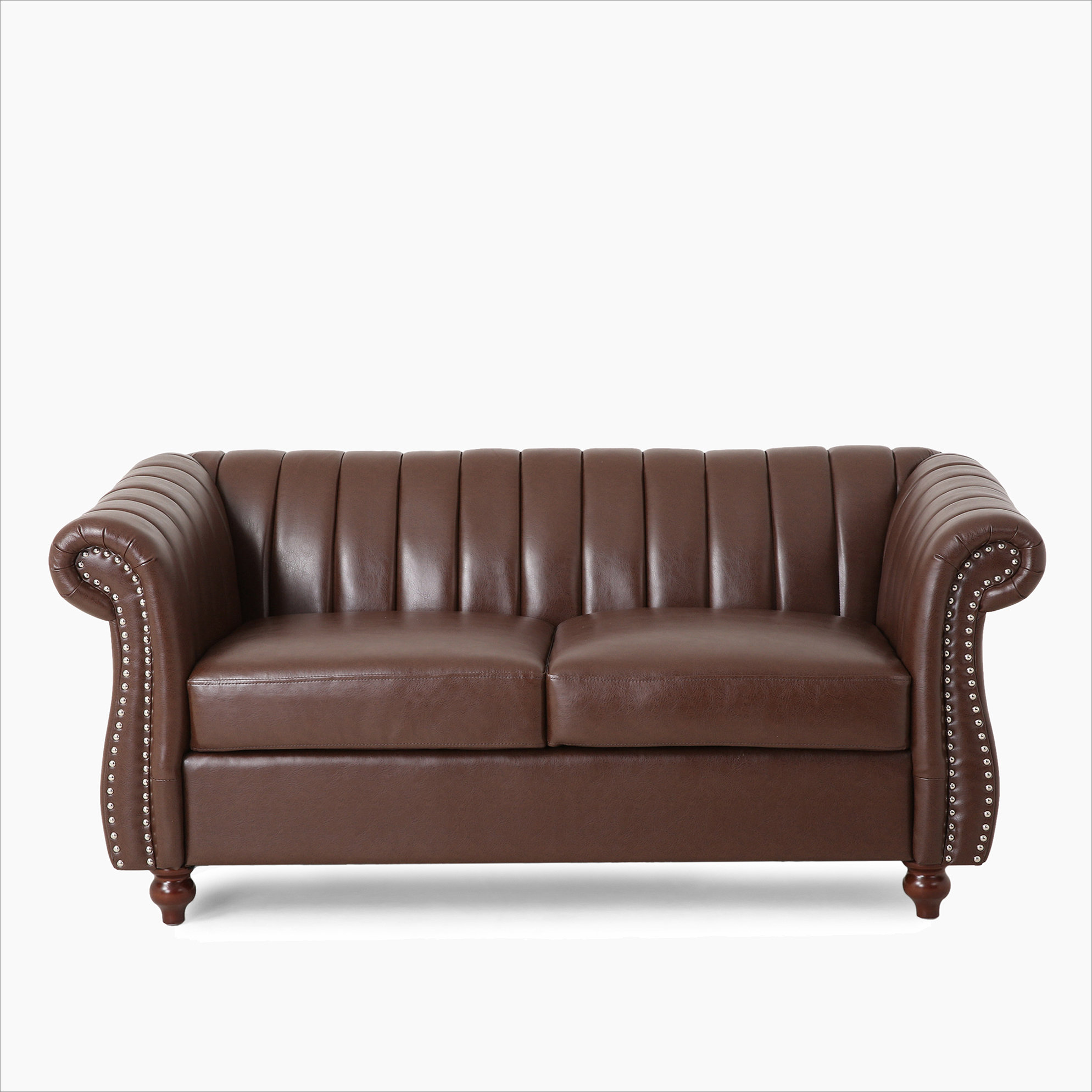 Canora Grey 61.75" Rolled Arm Loveseat Modern Sofa Upholstered Sofa ...