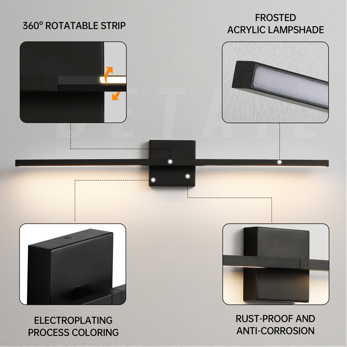 Mercer41 Jaiman 30'' 2-Light Dimmable LED Bath Bar & Reviews - Wayfair ...