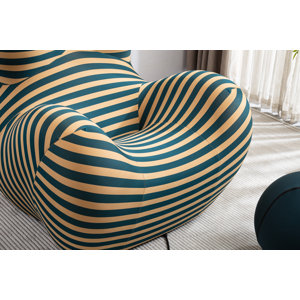 Latitude Run® Mikisha 40'' Wide Barrel Chair and Ottoman | Wayfair