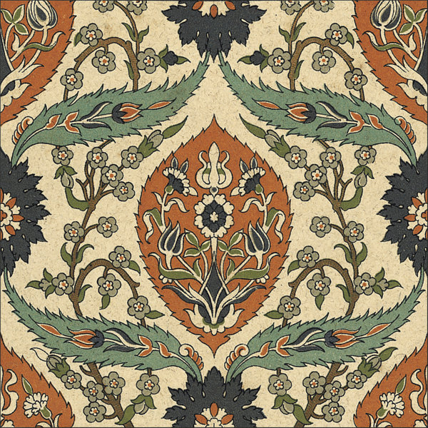 Latitude Vive Persian Tile II - Wrapped Canvas Print | Wayfair.co.uk