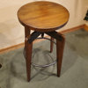 Steelside™ Hull Solid Wood Adjustable Height Stool & Reviews | Wayfair