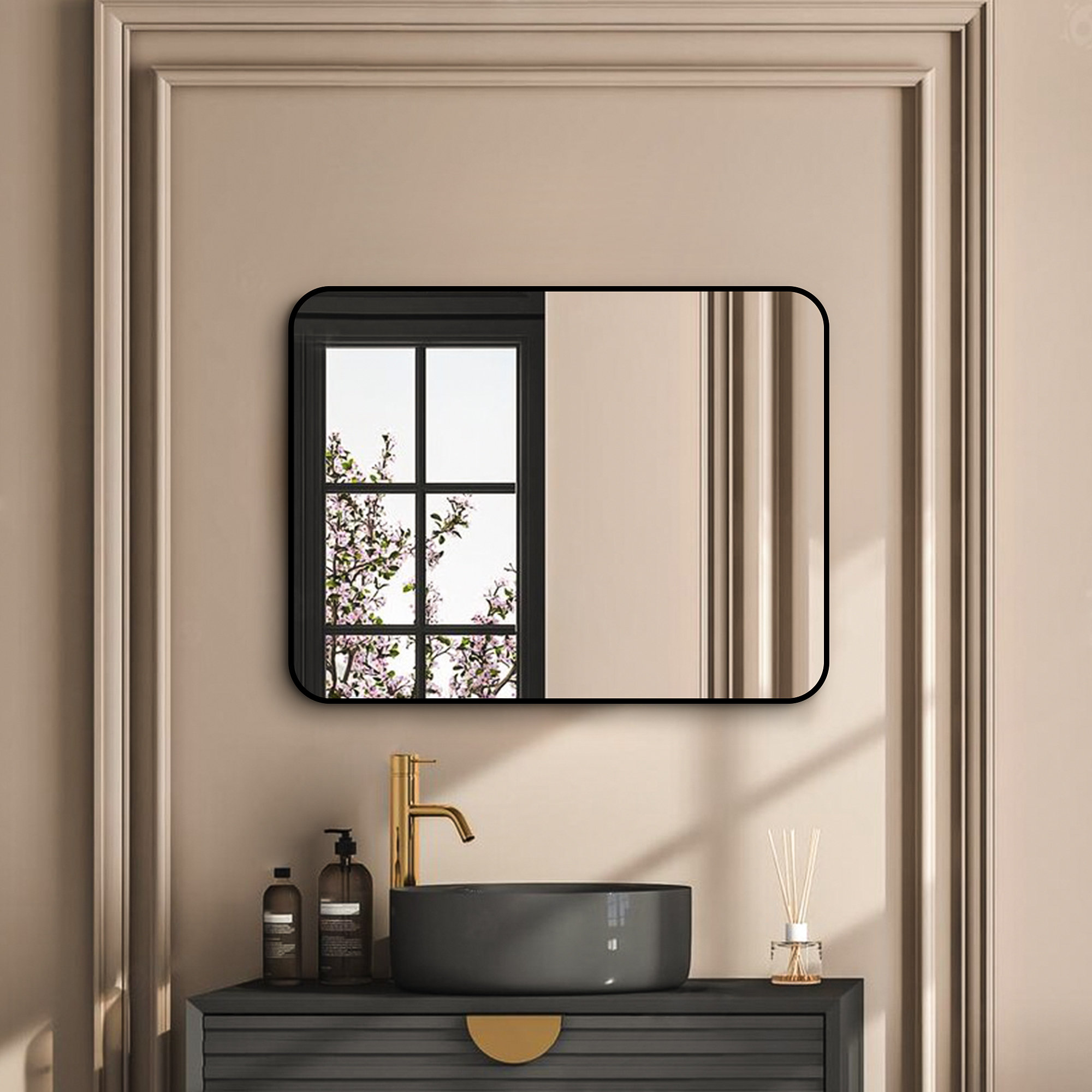 Latitude Run® Lighted Bathroom Mirror - Wayfair Canada