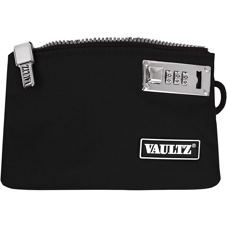 Vaultz Locking 5X8 Zipper Pouch, Black - Wayfair Canada