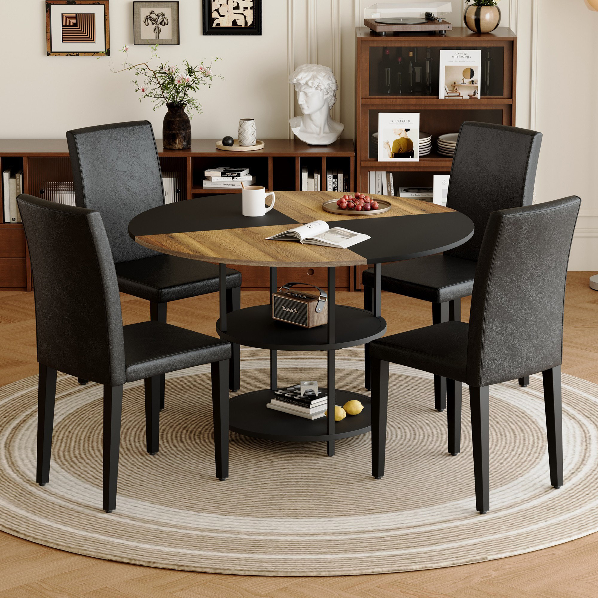 17 Stories Dining Table Set 5 Pieces - Wayfair Canada