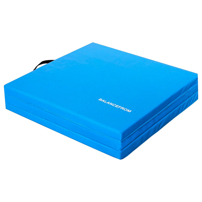 Balancefrom Fitness Gogym 6' X 2' X 1.5" Folding 3 Panel Exercise Gym ...