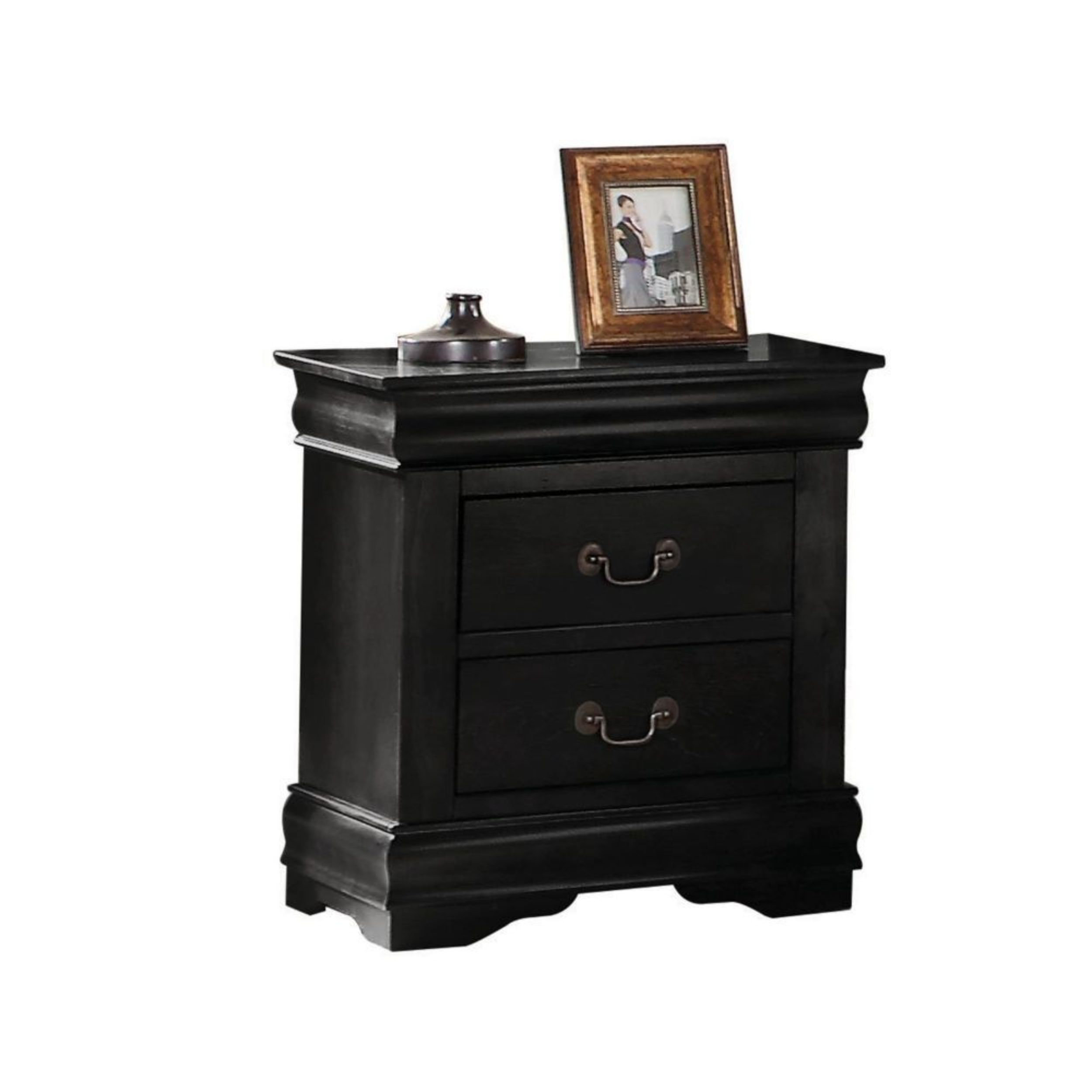 Canora Grey Modern Contemporary Home Bed Room Utility Night Stand Black ...