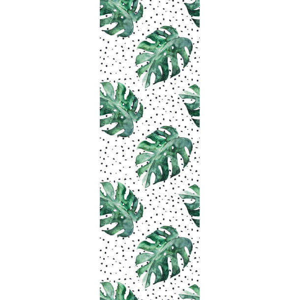 Bay Isle Home Wilkinson Removable Exotic Monstera Leaves Rainforest 8. ...