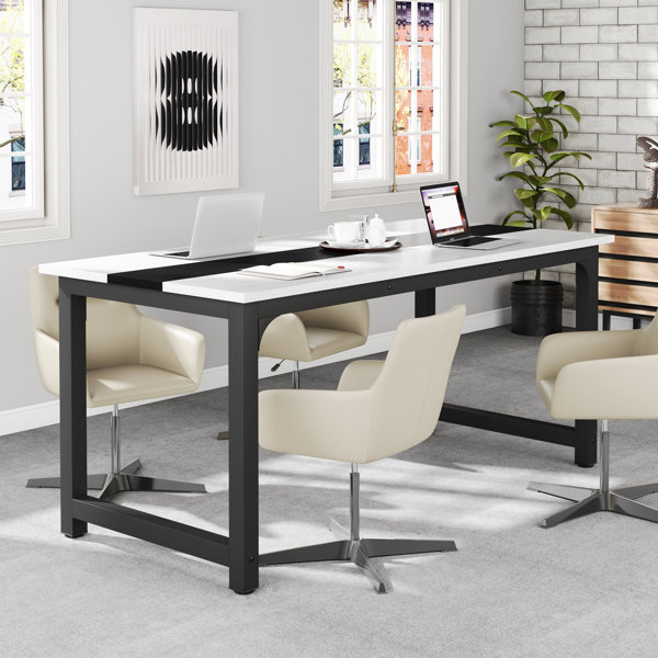 Inbox Zero Chimkasi Rectangular Conference Table & Reviews | Wayfair