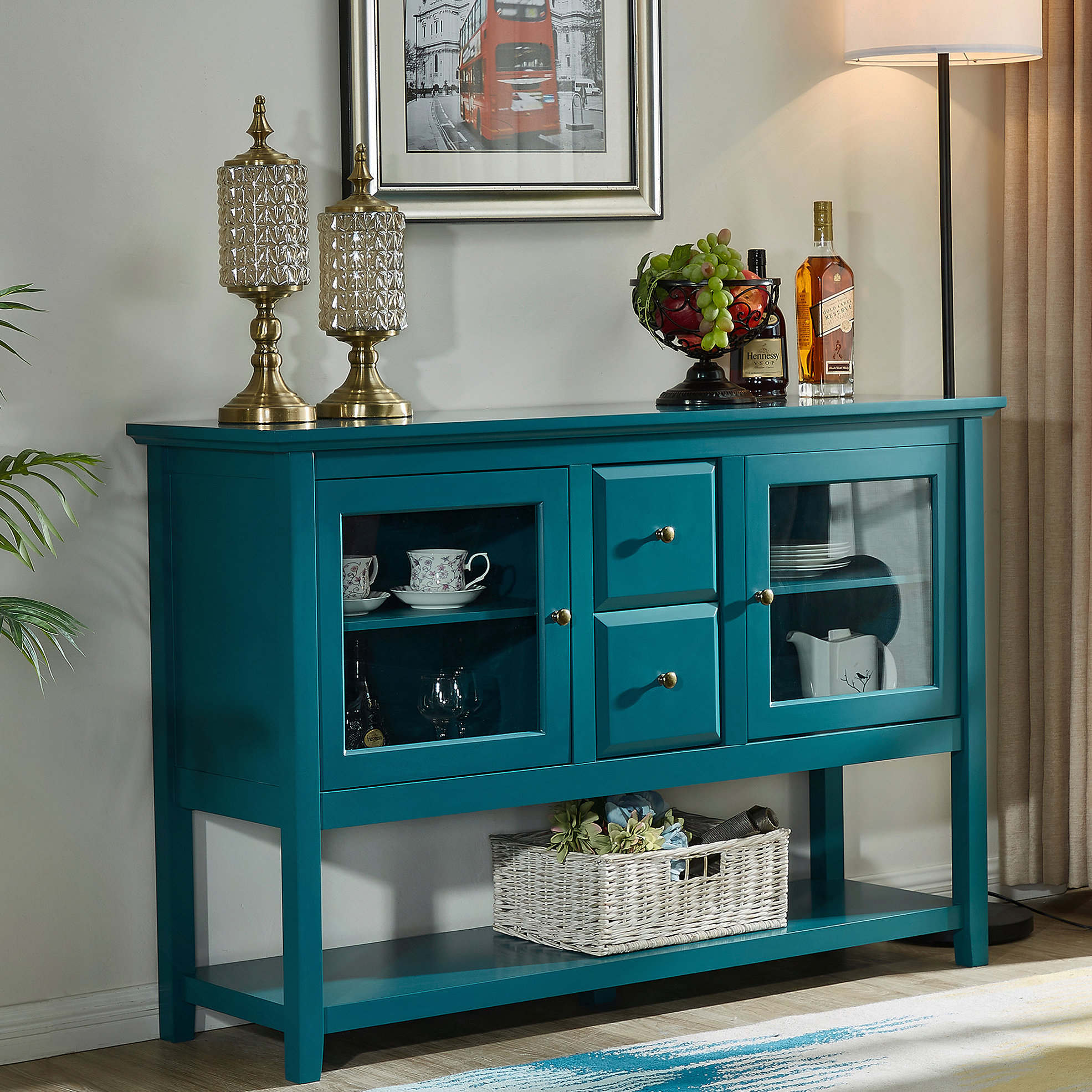 Red Barrel Studio® 52" Sideboard Storage with Adjustable Shelves ...