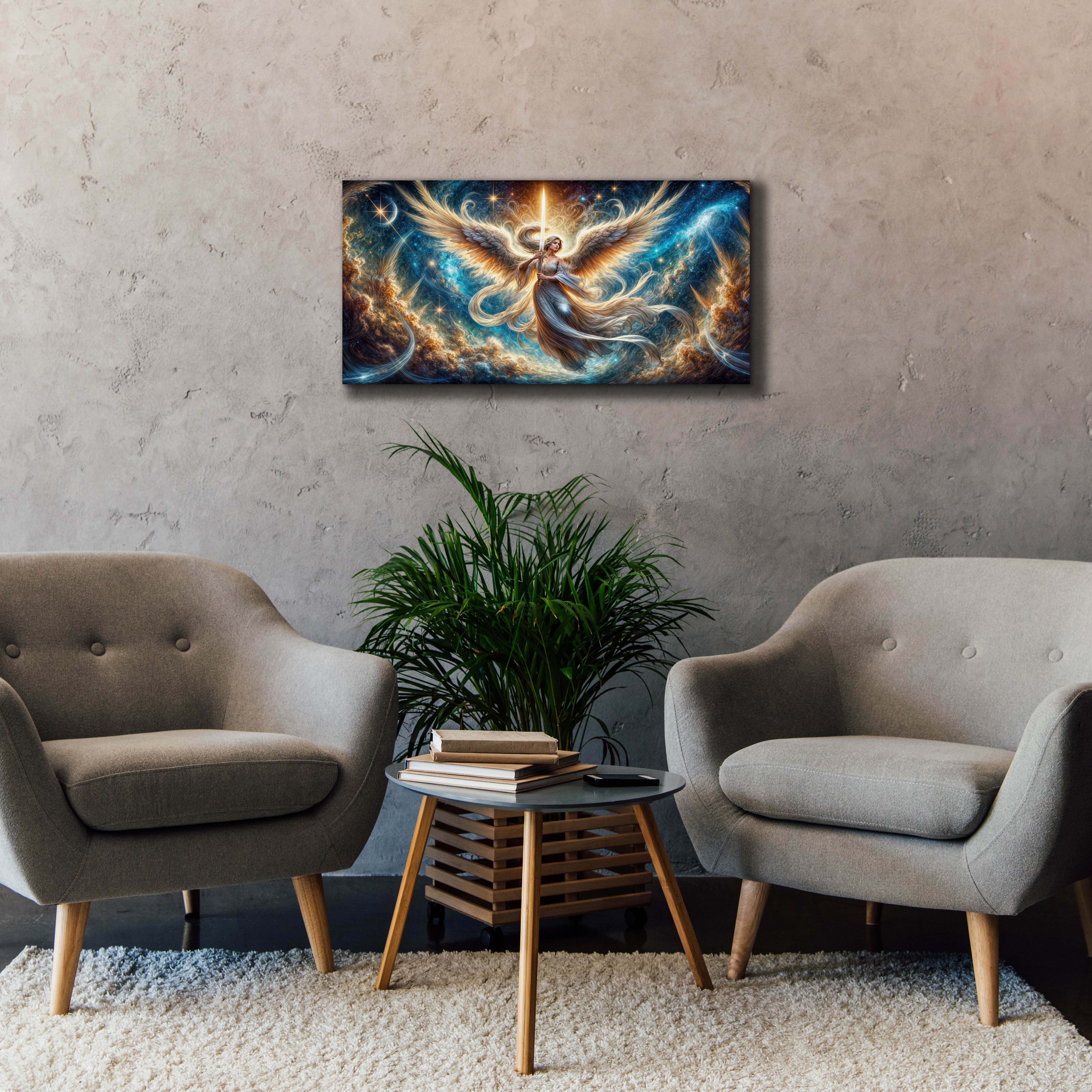Trinx Keyonis 'Guardian Angel' by Rey Klimt Canvas Wall Art | Wayfair