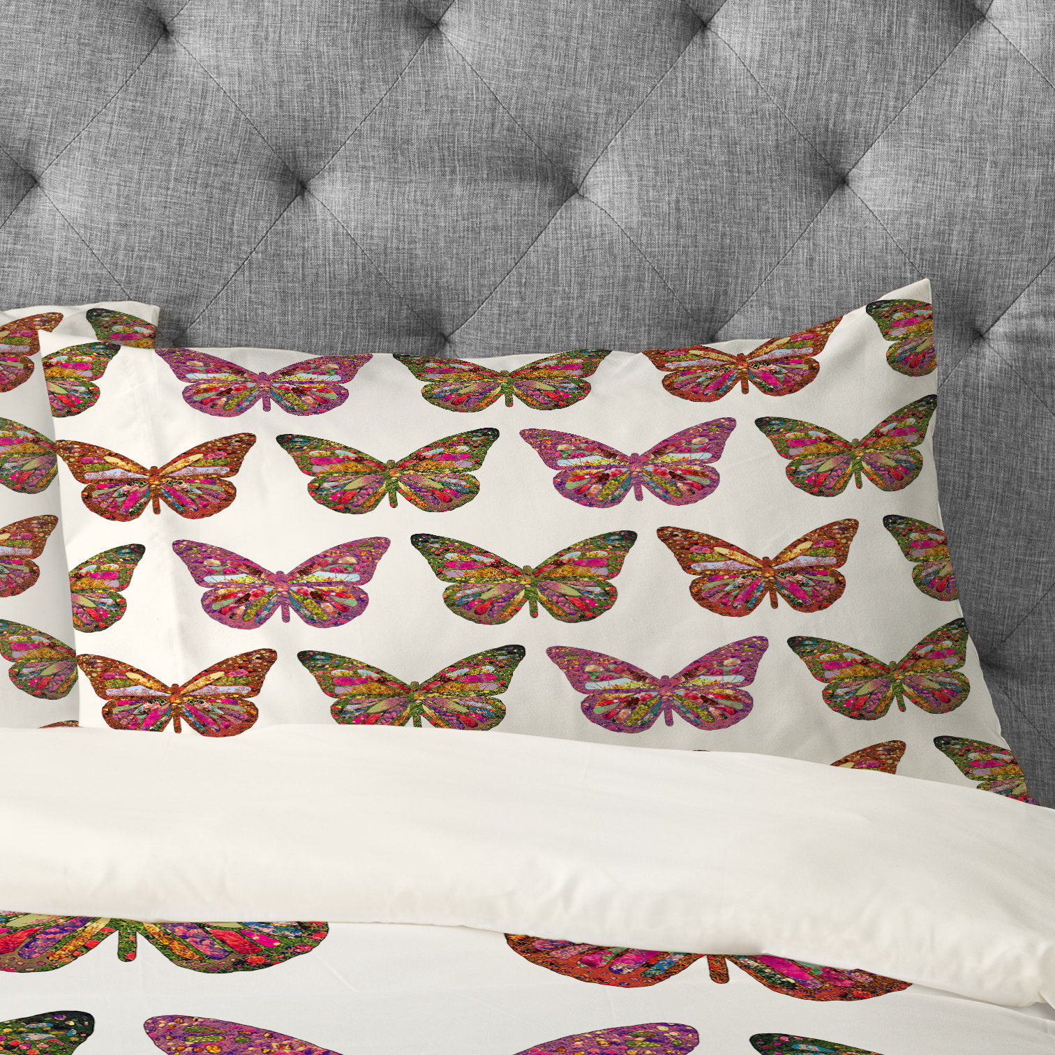 Deny Designs Butterflies Fly Pillowcase | Wayfair