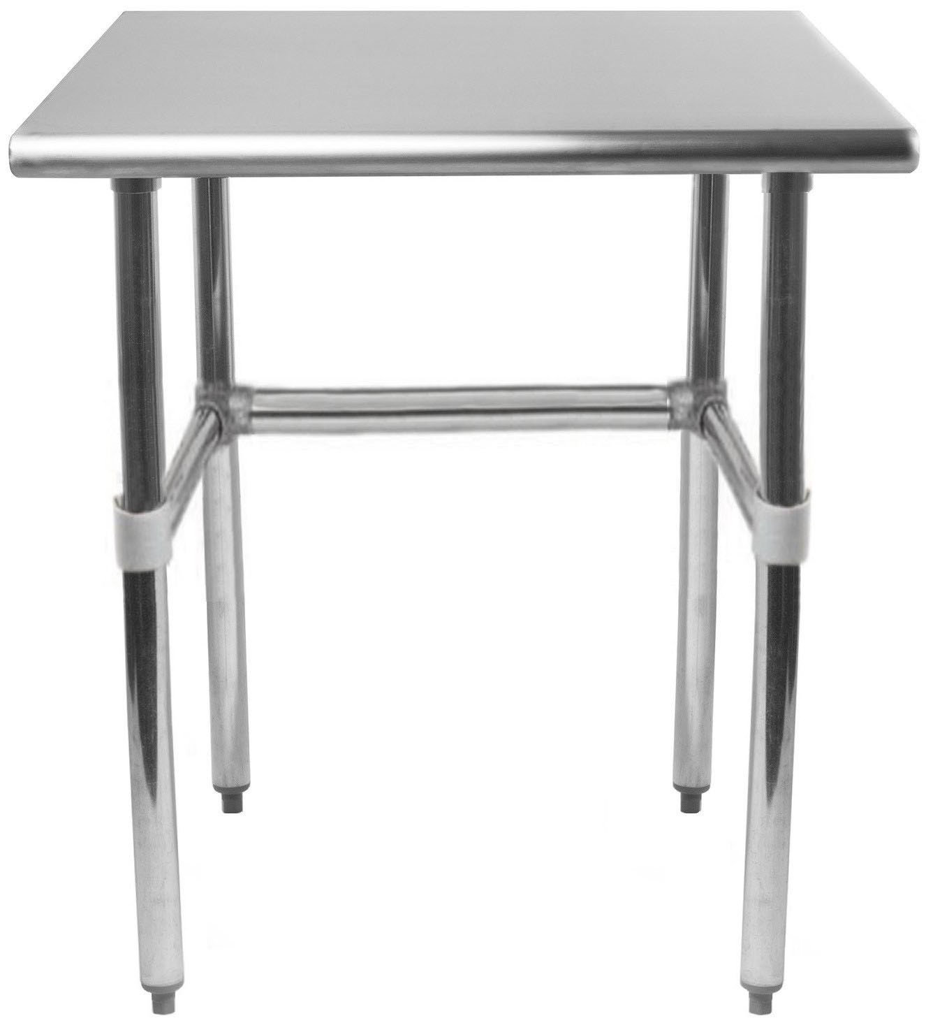Express KitchQuip Stainless Steel Diy Food Prep Work Table Open Base ...