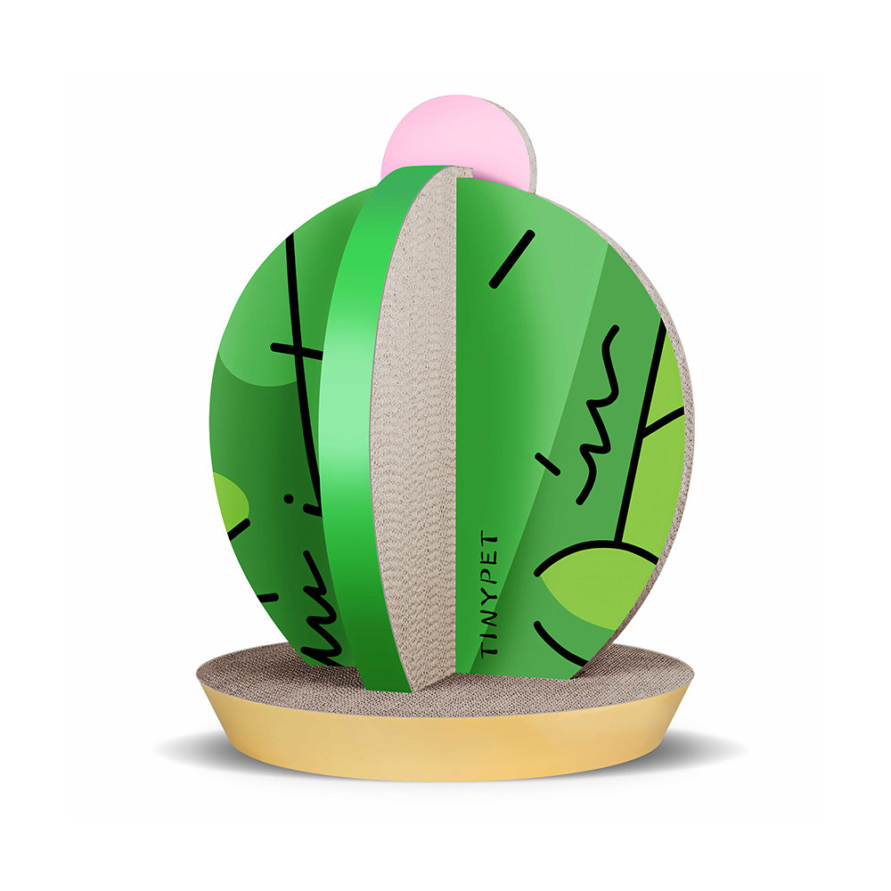 Tucker Murphy Pet™ Cat Condo Scratcher Post Cardboard, Cactus Shape Cat ...