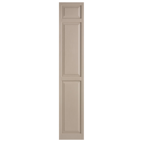 Alpha Shutters Exterior Raised Panel Shutter | Wayfair