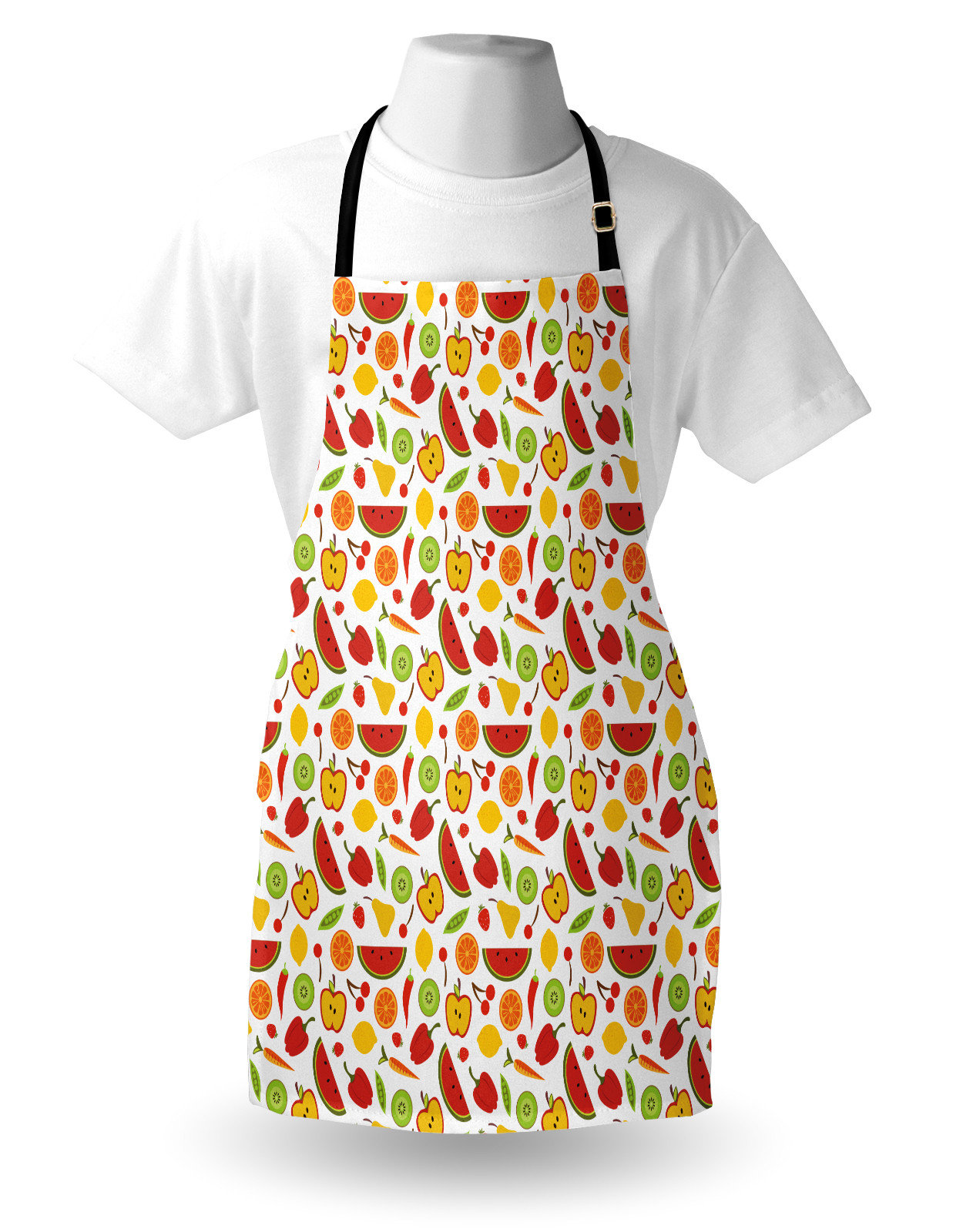 East Urban Home Food Apron Unisex Delicious Pattern in Cartoon Adult ...