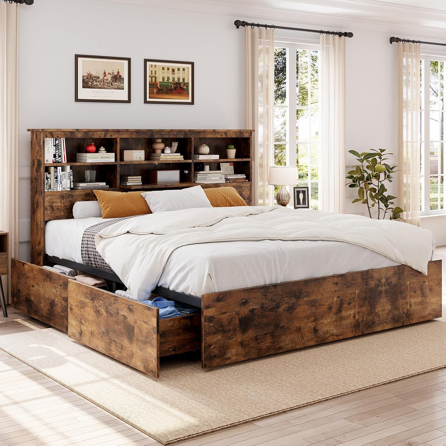 Terrific Full Wood Bed Frame Gallery