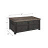 Canora Grey Edmore Coffee Table with Storage & Reviews | Wayfair