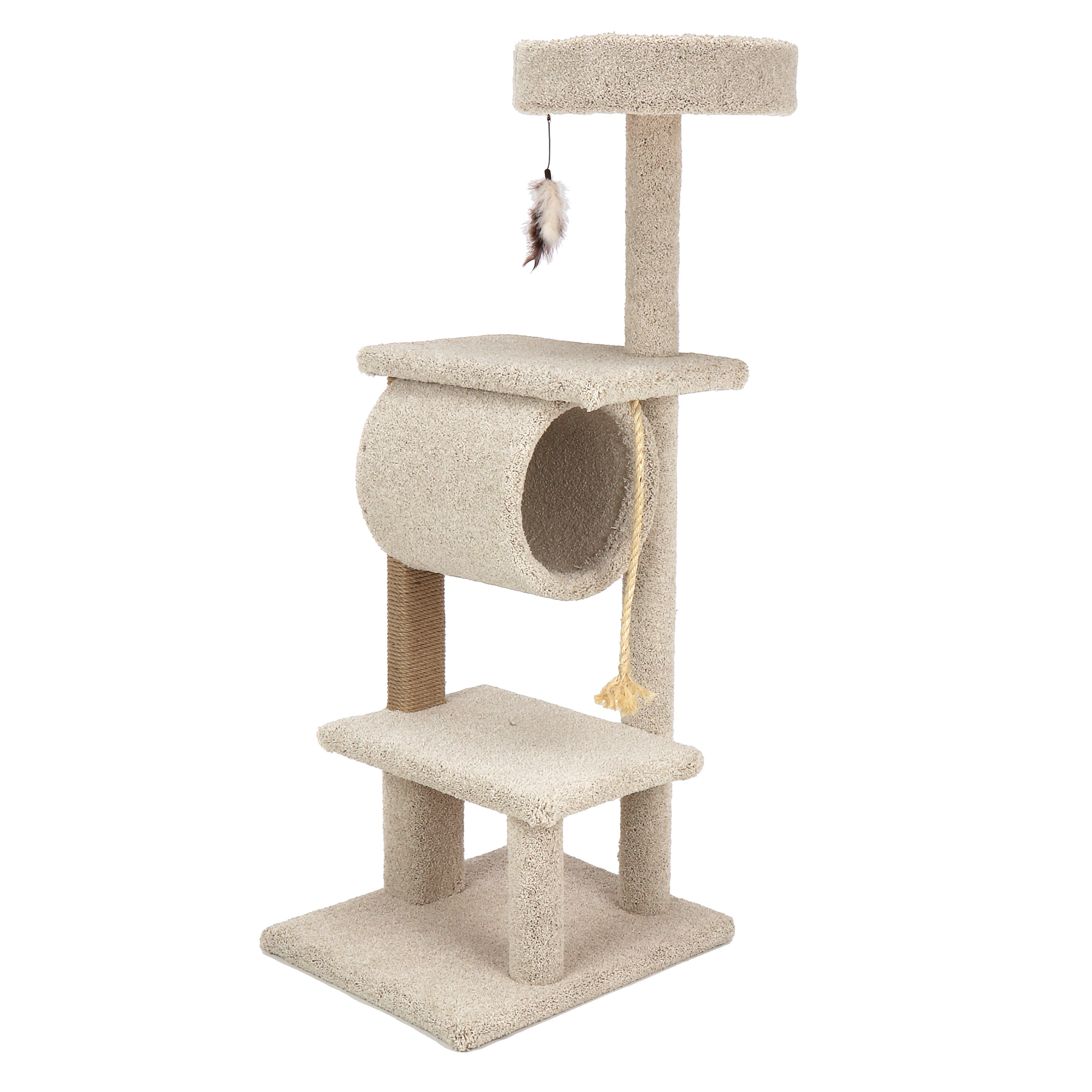 Ware Pet Products 58'' H Kitty-Quick Cat Tree & Reviews | Wayfair