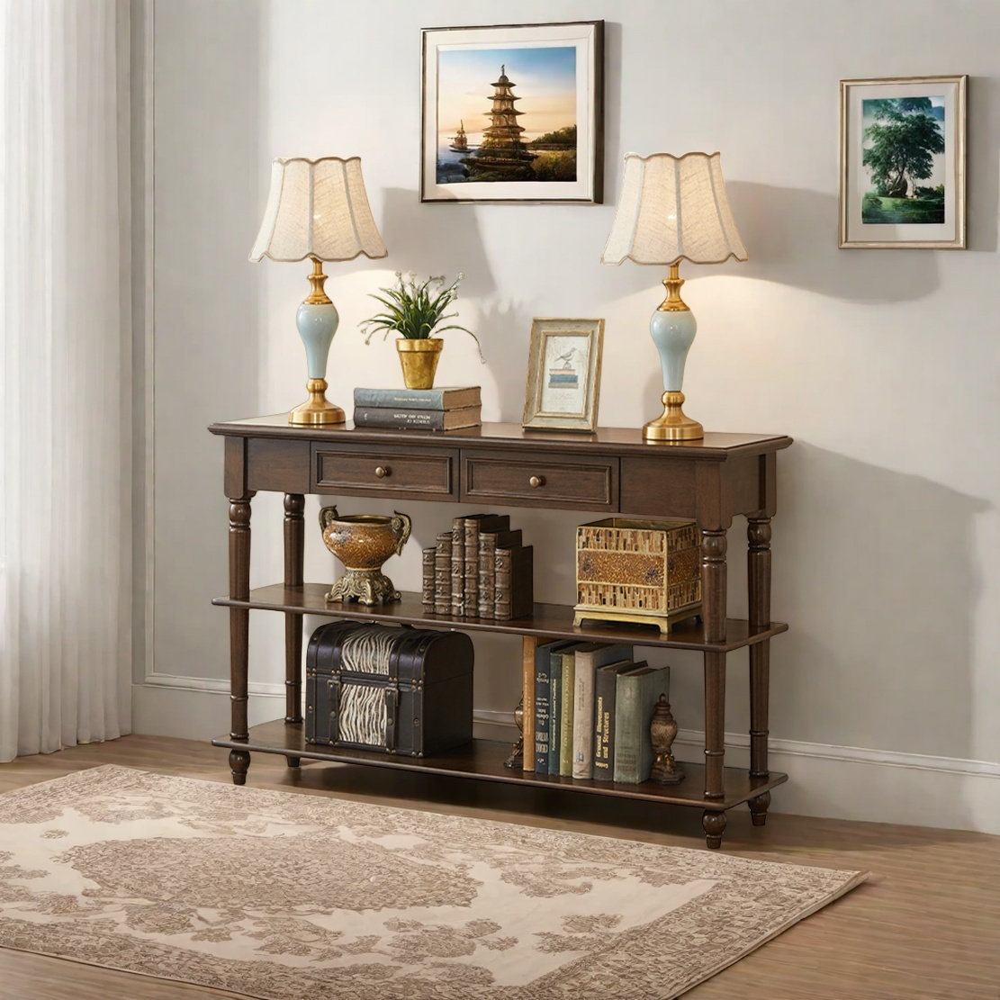 interanest Modern Minimalist Art Console Table | Wayfair