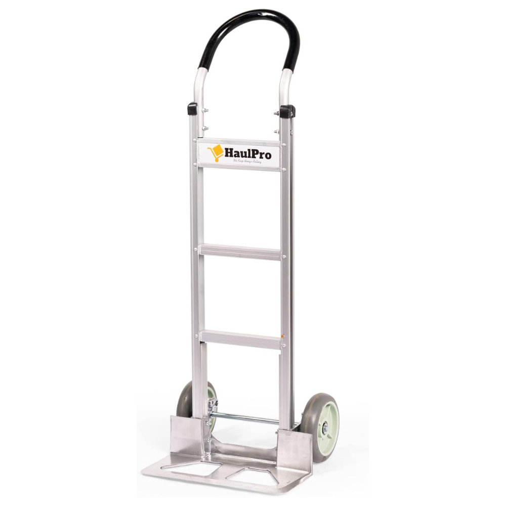 Haulpro Hand Truck 500-Lb Capacity 2 Wheeler Dolly Cart, 17.75" X 9 ...