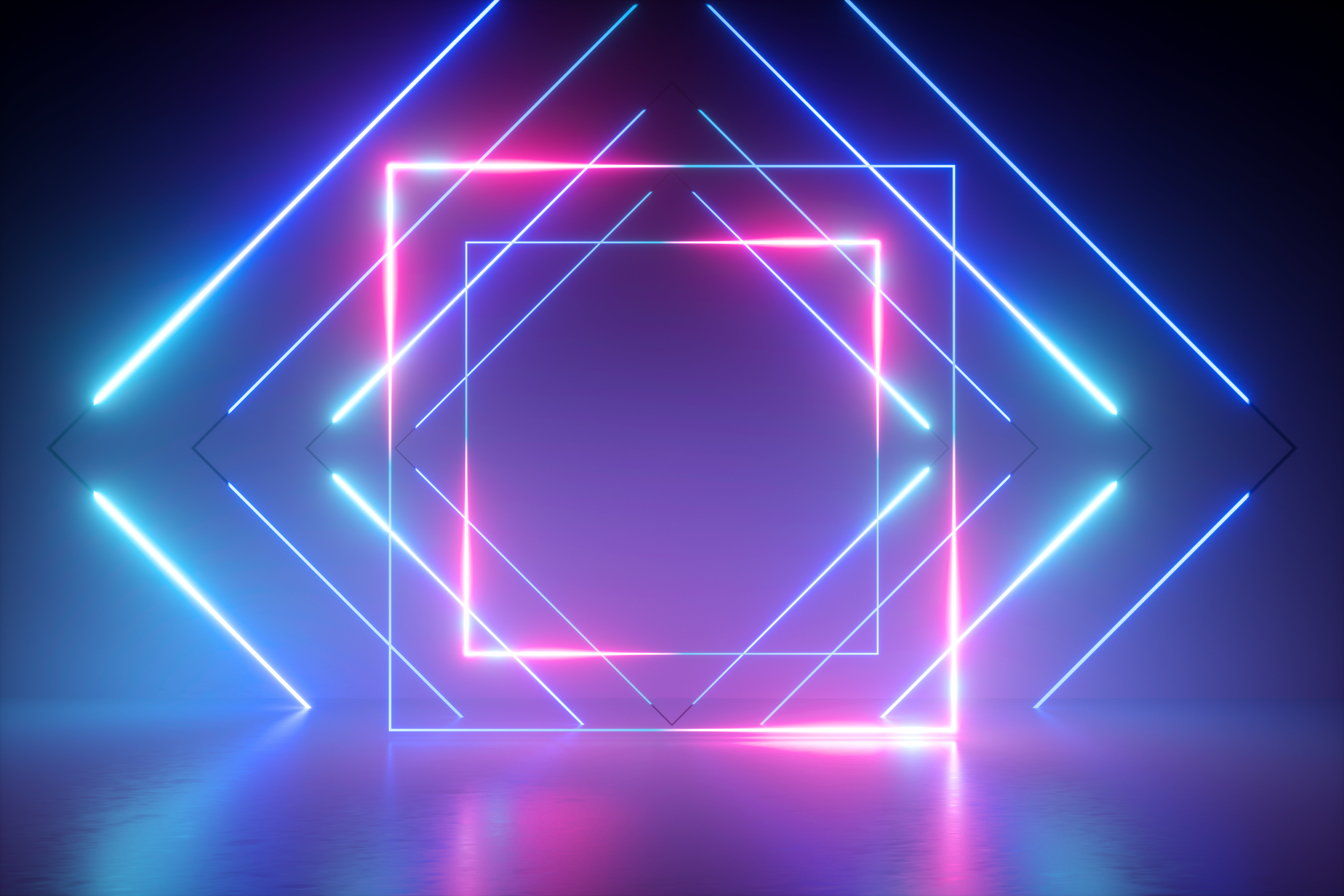 Wrought Studio™ Laser Show On Canvas by Wacomka Graphic Art | Wayfair