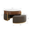 Everly Quinn Modern Lift-Top Round Coffee Table with Hidden Storage ...