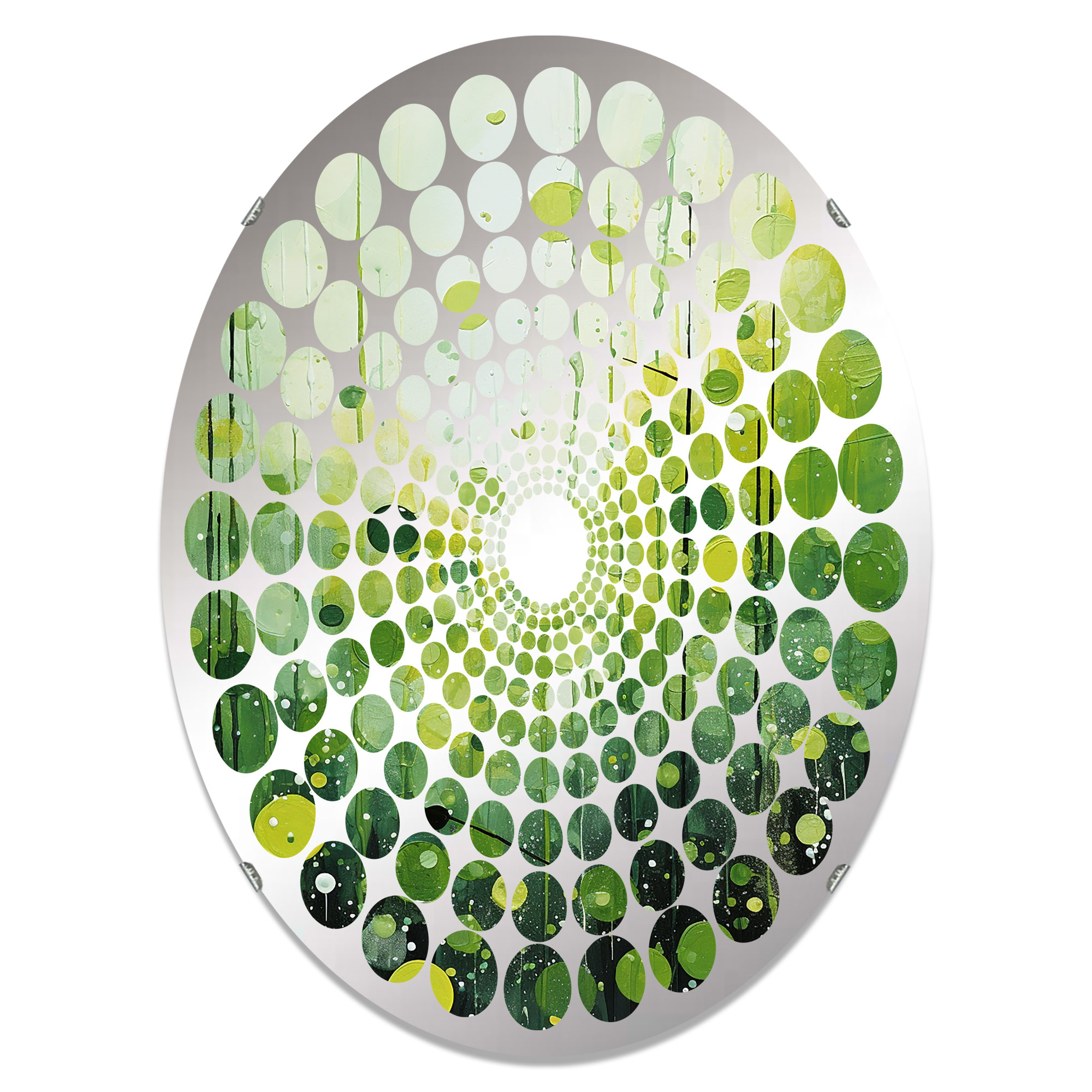 East Urban Home Quirky Quarters Botanical II - Radial Dot Decorative ...