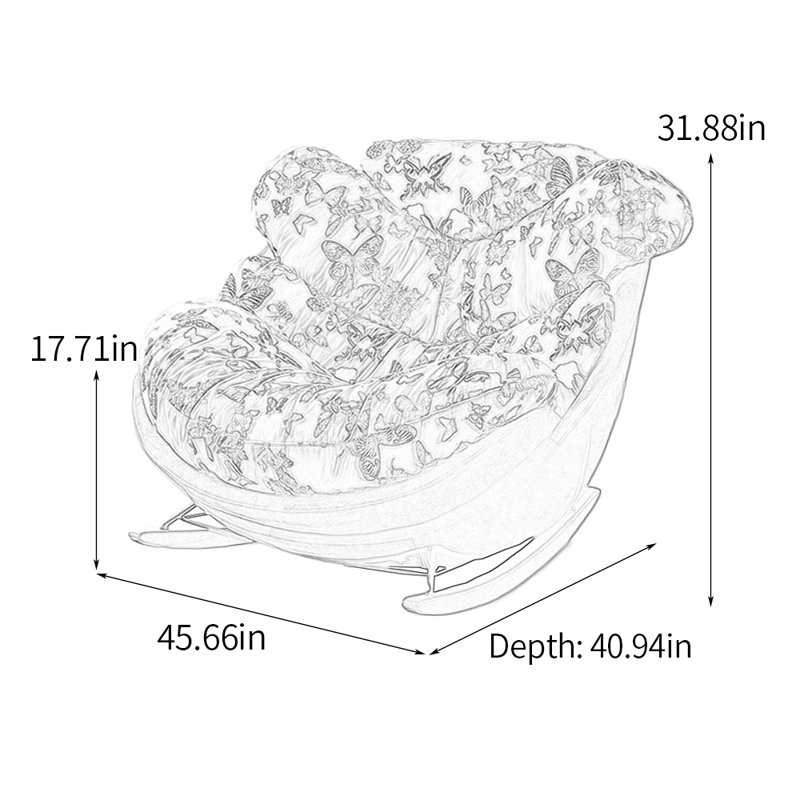 SUPROT Rocking Chair | Wayfair