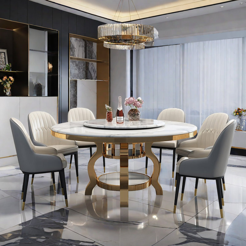 Rosdorf Park Elbern 55.1'' L x 55.1'' W Dining Set | Wayfair