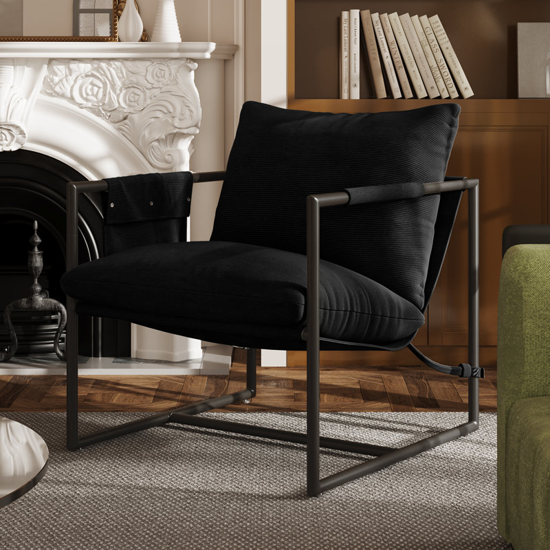 Ebern Designs Upholstered Armchair & Reviews | Wayfair