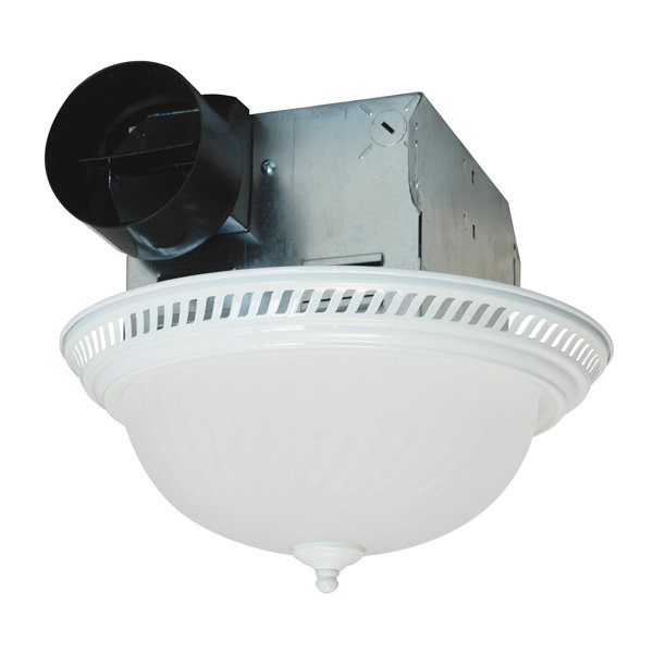 ukshoplocal 70 Cfm 4.0 Scones Round Bath Fan With Light - Wayfair Canada