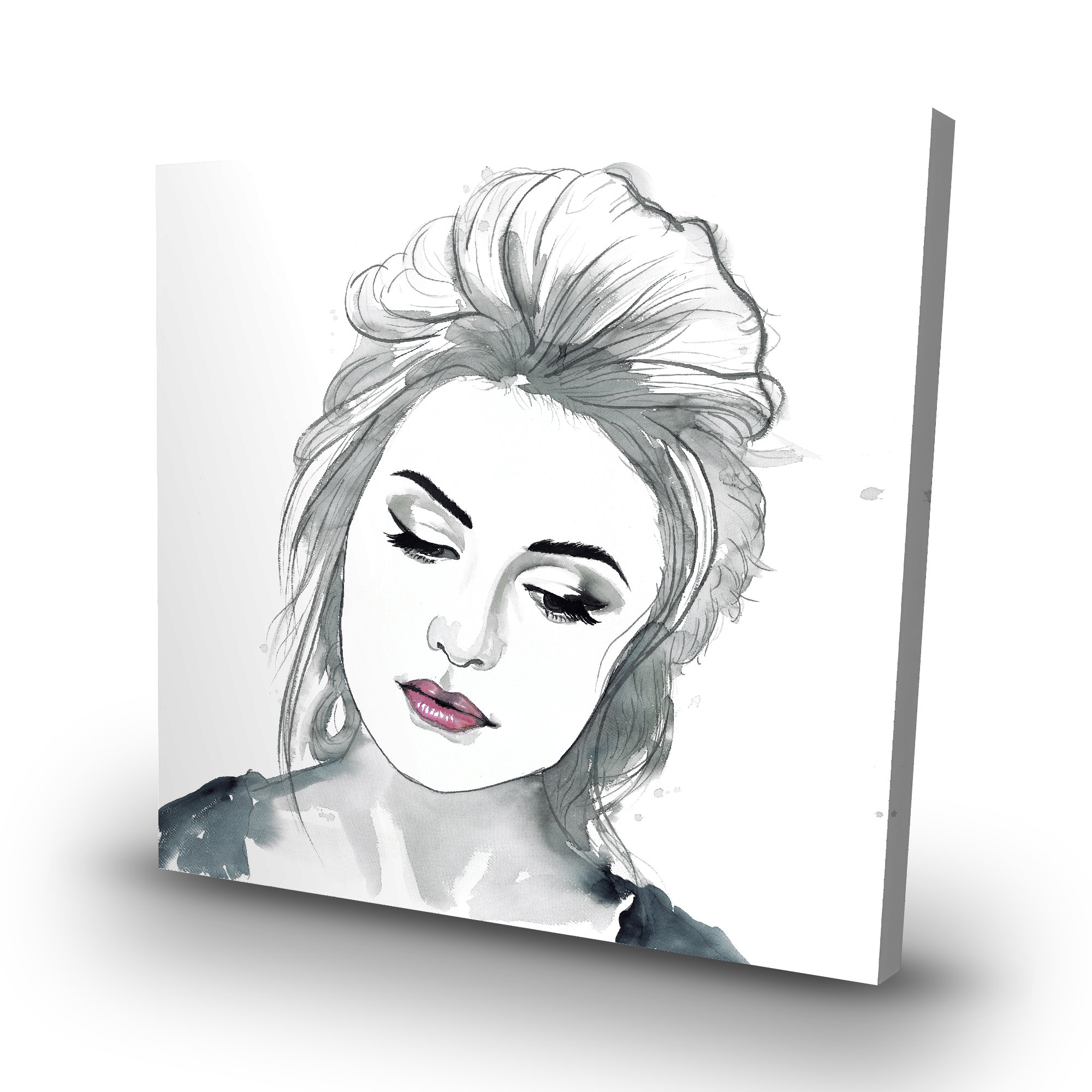 Begin Edition International Inc. Watercolor delicate woman - 32"x32 ...