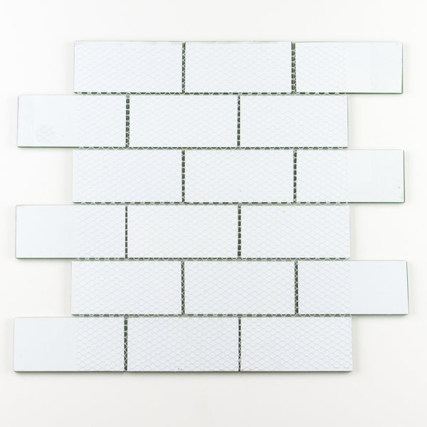 Pixl Torch Song 2'' W x 4'' L Glass Tile Mosaic Sheet & Reviews | Wayfair