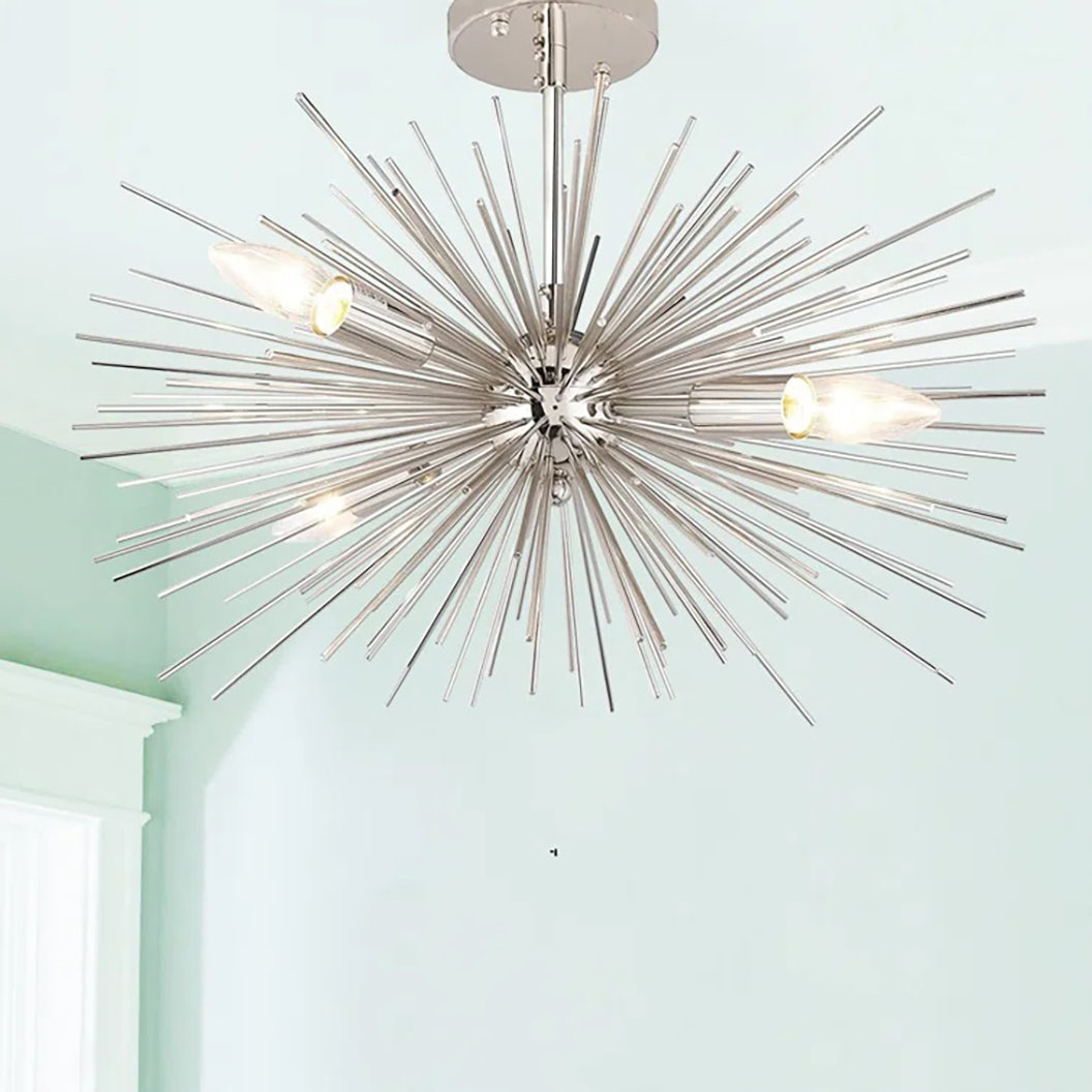 Everly Quinn 4 Light Starburst Astra Sputnik Light Satellite Flush ...