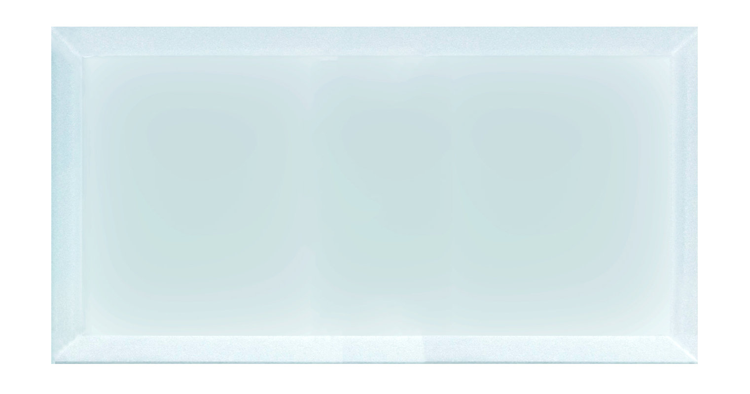 Abolos Frosted Elegance 8 in. x 16 in. Diamond Grade Glass Beveled ...