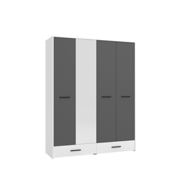 Latitude Run 4 Door Wardrobe | Wayfair.co.uk