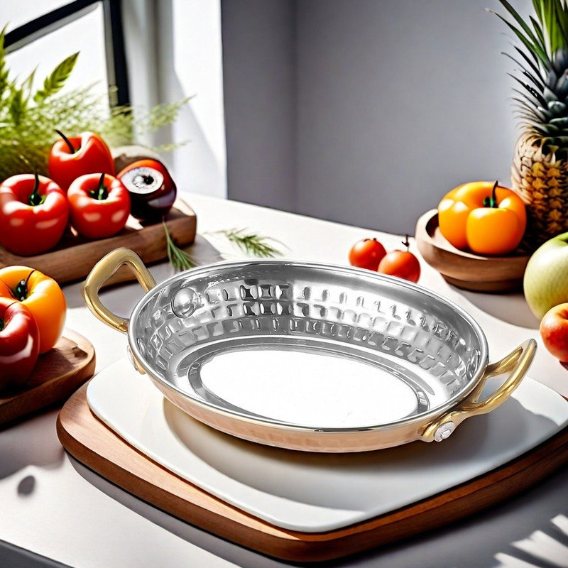 DAEDALUS 2pcs Stainless Steel Sauce Pan plates | Wayfair