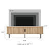 Hokku Designs Aria 62.6'' W Mid-Century Modern TV Stand with Storage ...