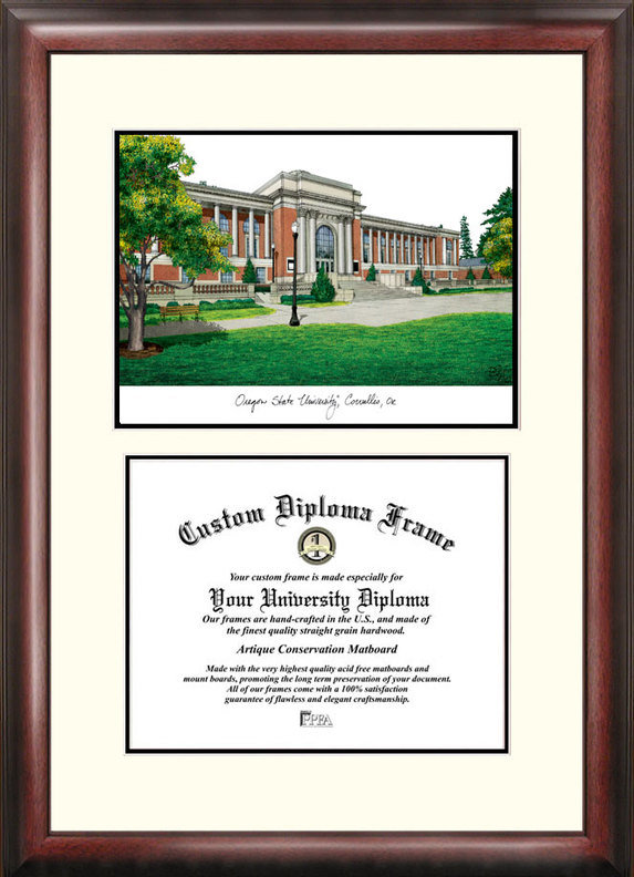 Campus Images NCAA Oregon State University Scholar Diploma Picture ...