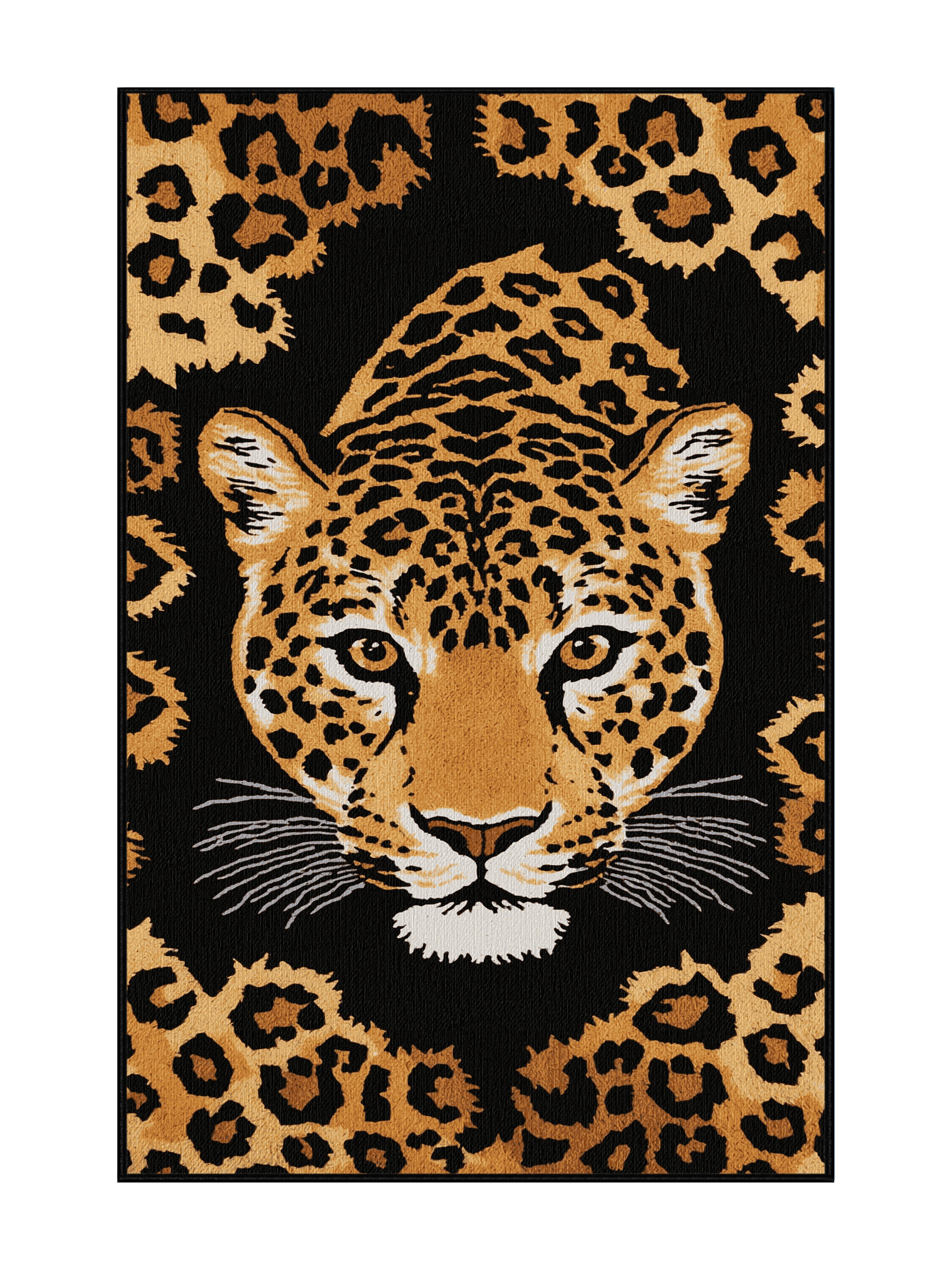 Rosdorf Park Washable Sri Lankan Leopard Big Cats Area Rug | Wayfair