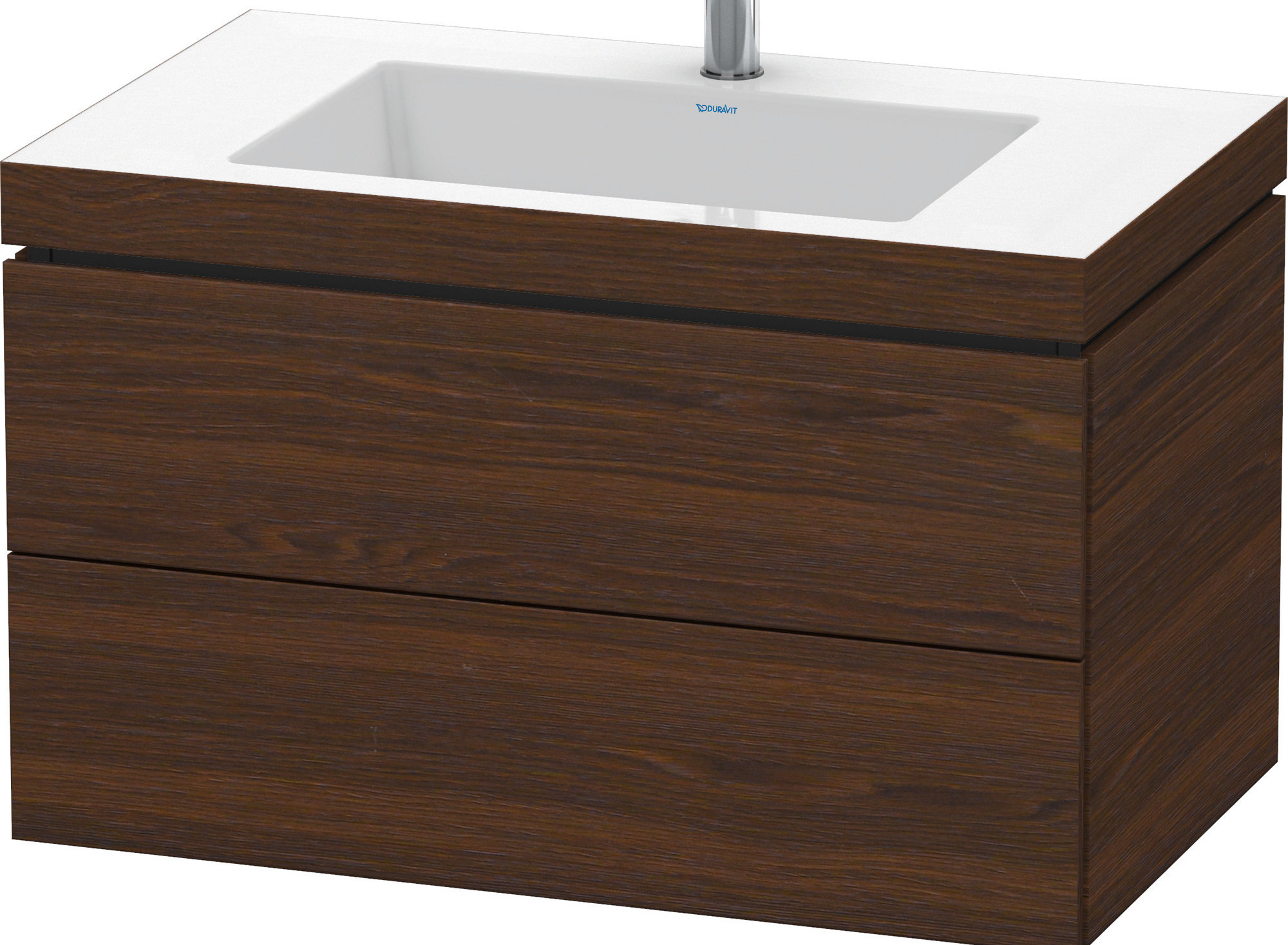 Duravit Mediterranean Oak 32" Wall-Mounted Single Bathroom Vanity Set ...